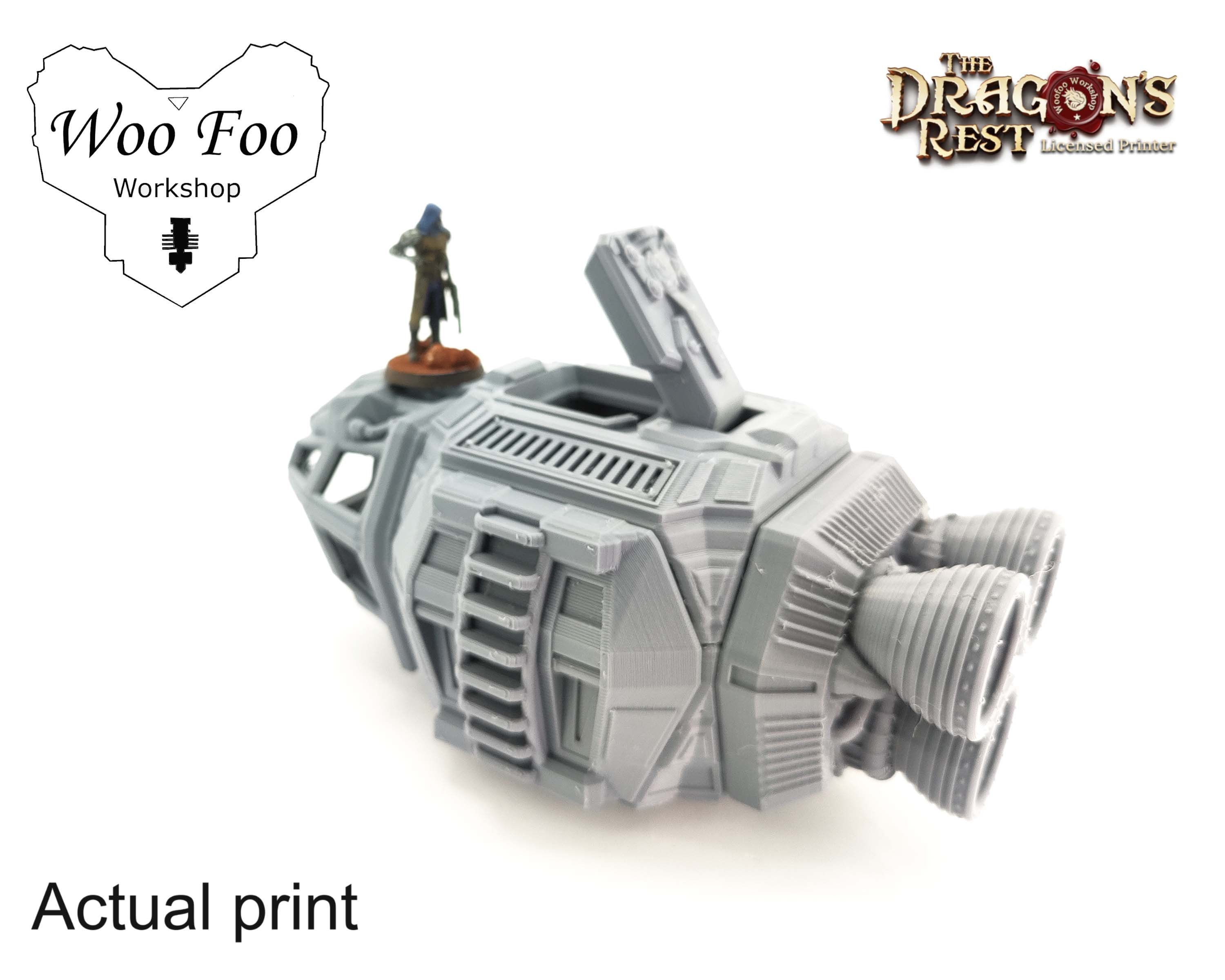 Sci Fi Escape Pod Scatter Terrain, 28mm Wargaming - Dragons Rest - Etsy UK