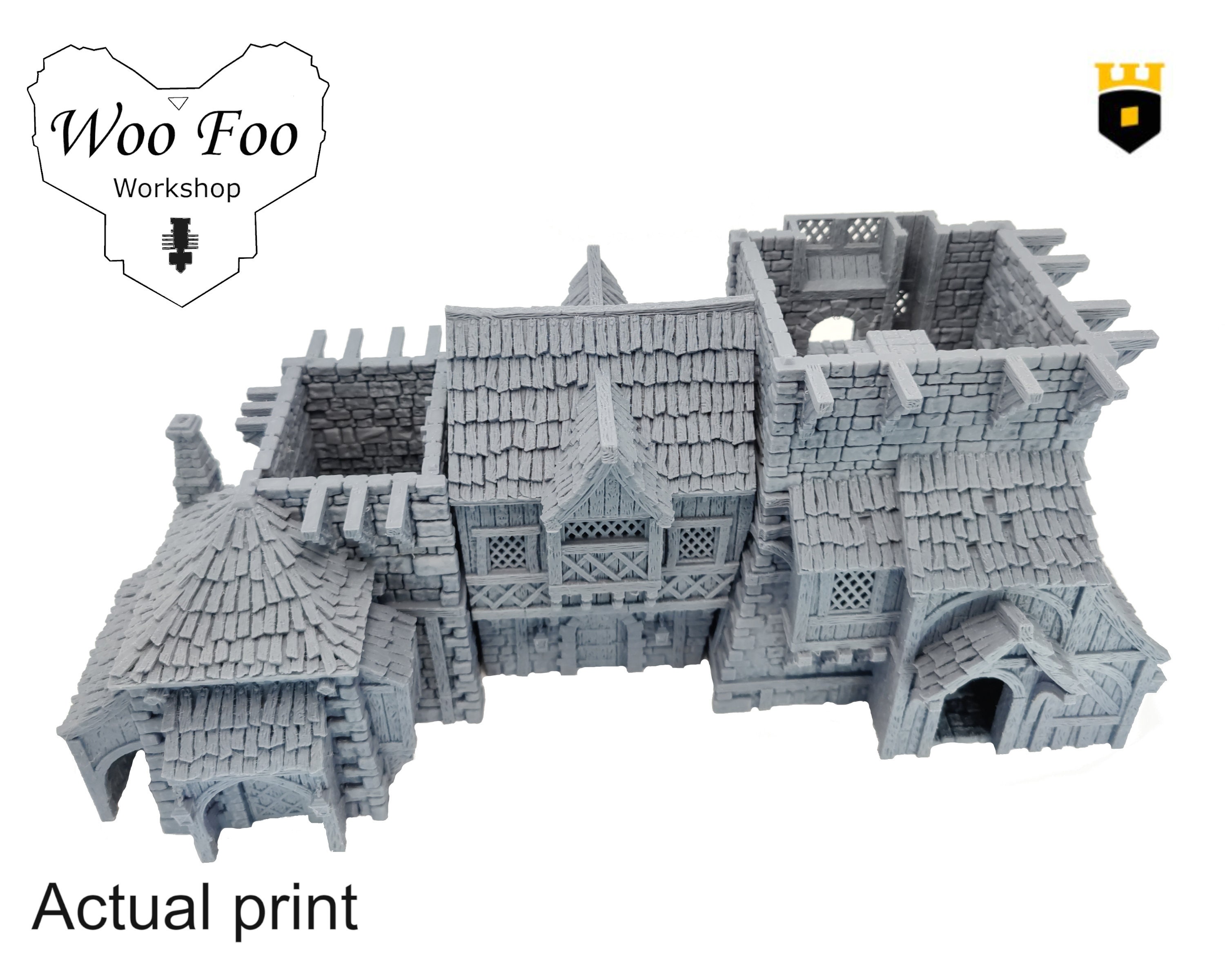 Leichheim Townhall 3D Printed Gaming Terrain Fantasy 28mm 32mm - Etsy UK
