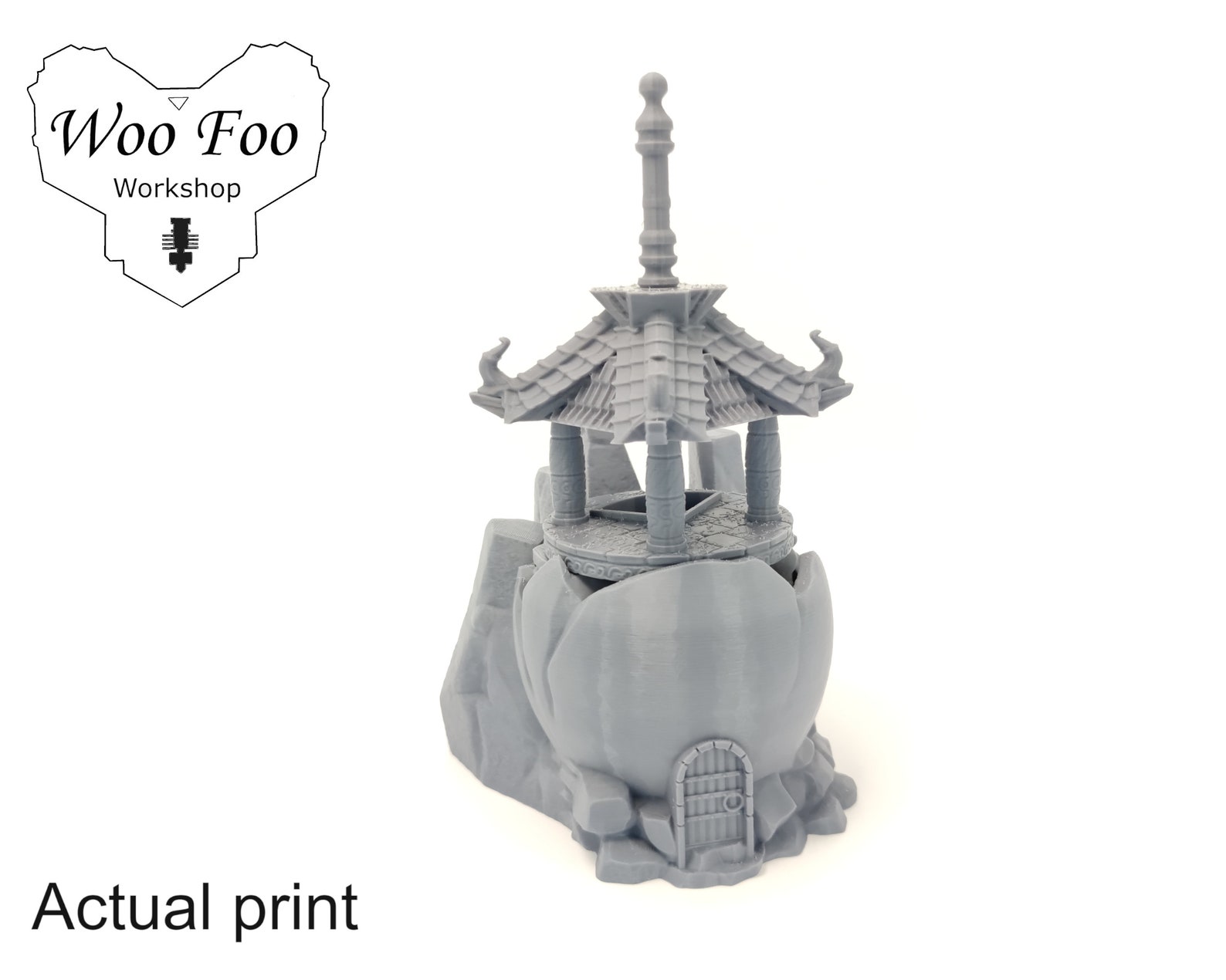 Samurai Panku Monastery 3D Printed Terrain Test of Honour - Etsy