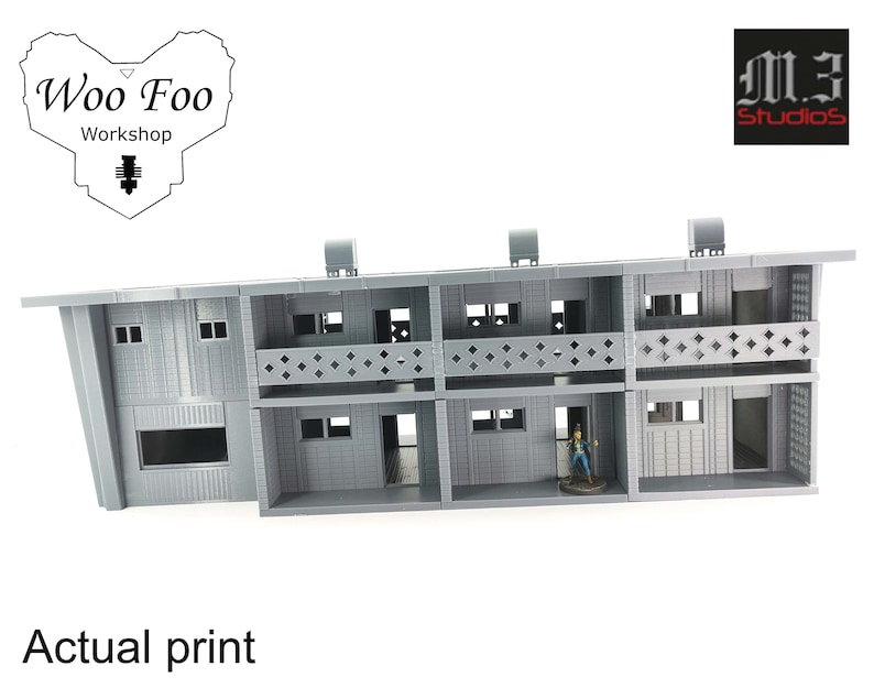 Fallout Motel 3D Printed Gaming Scatter Terrain M3 Studios - Etsy