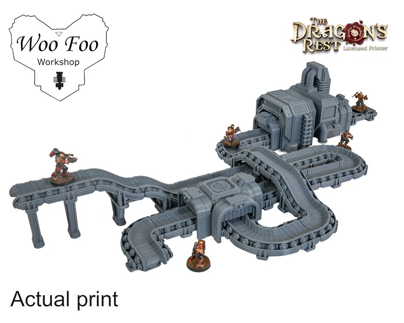 Sci Fi Refinery Medium 3D Printed Scatter Terrain Dragons Rest - Etsy UK