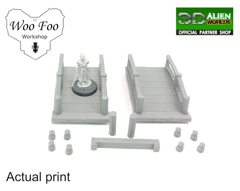 Samurai Stone Bridge 28mm 3D Printed Terrain Test of Honour | Etsy