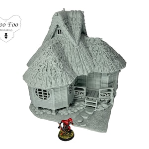 Okiya Geisha House 3D Printed Japanese Samurai Terrain 32mm - Nippon ...