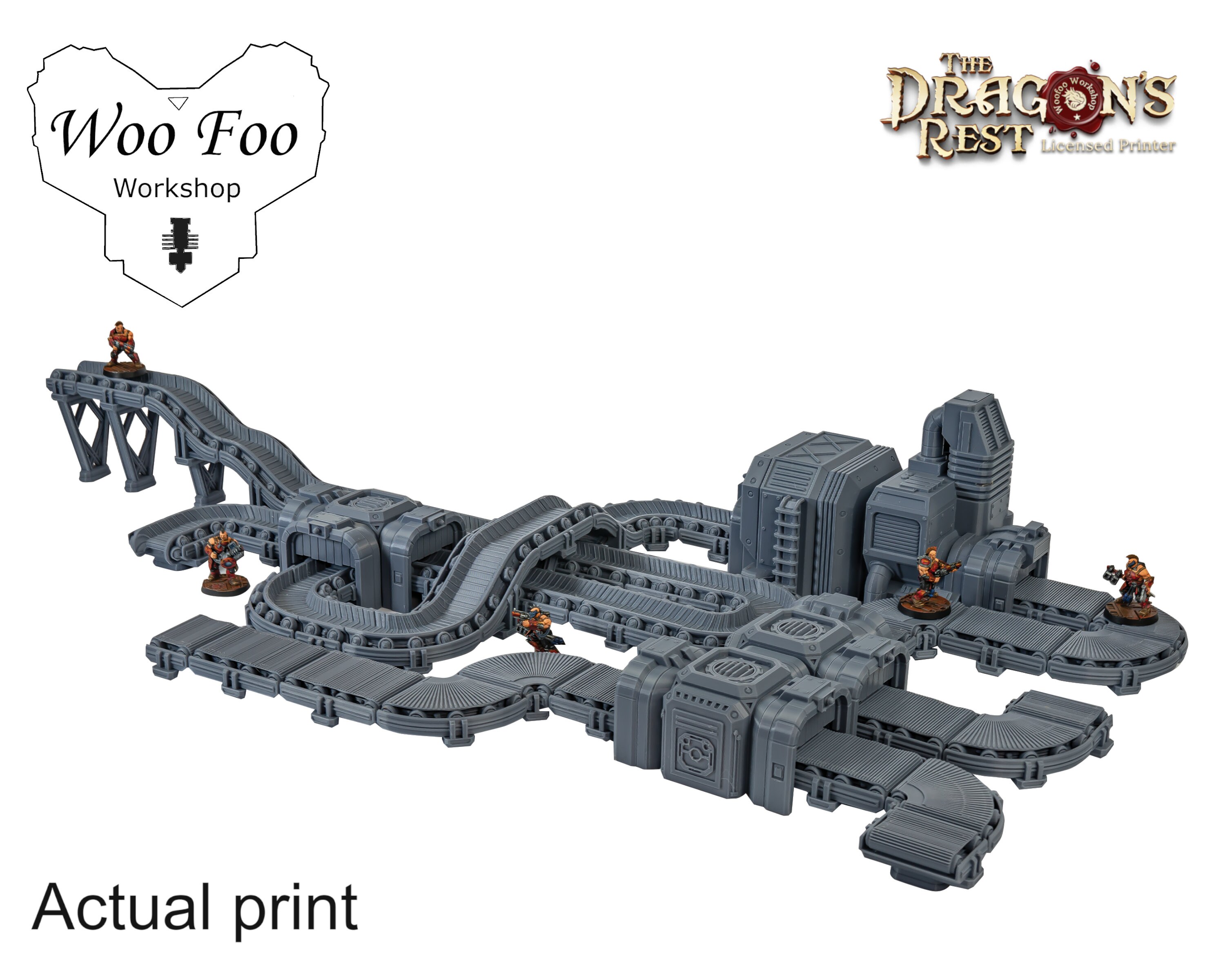 Sci Fi Refinery Large 3D Printed Scatter Terrain Dragons Rest - Etsy UK