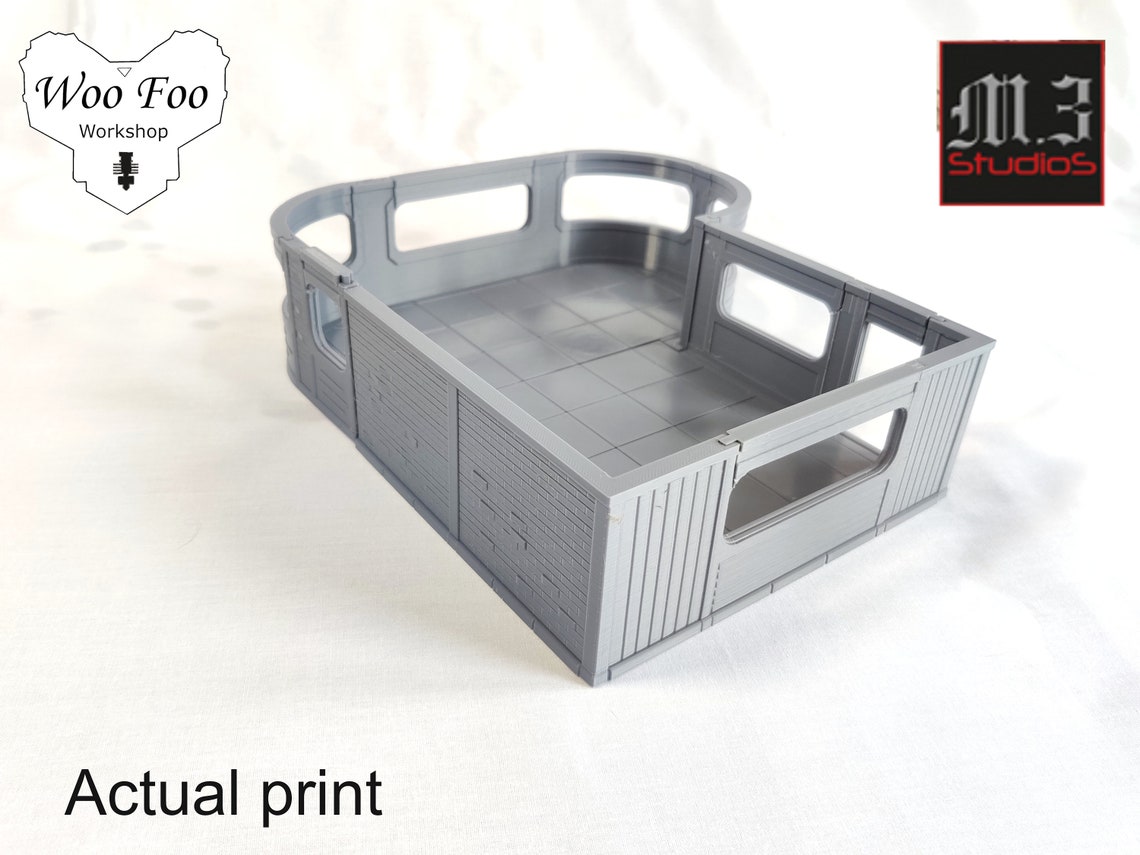 3D Printed Diner gaming scatter terrain fallout 40K | Etsy