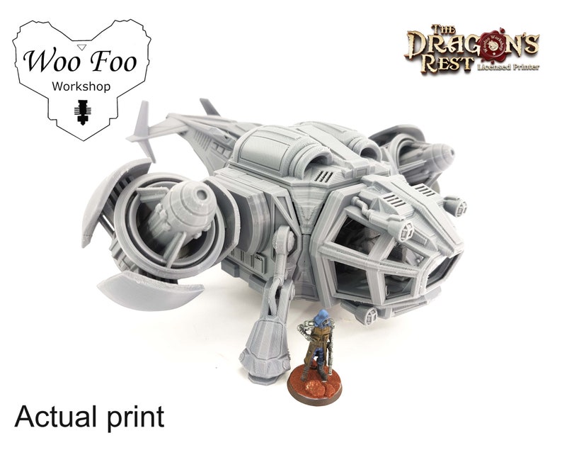 Sci Fi Grasshopper Spaceship 3d Printed Kill Team, 28mm Wargaming ...