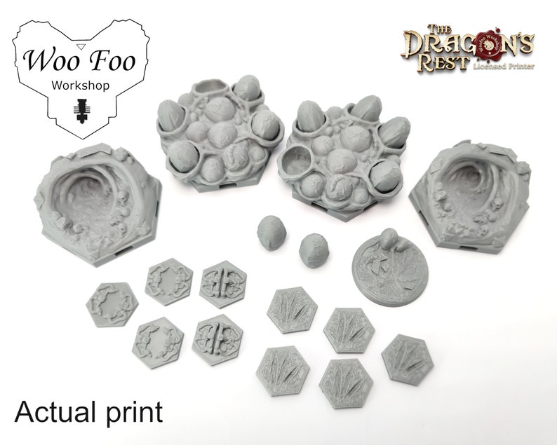 Tile Sized Dreaded Ambull Set Compatible 3D Printed Terrain - Etsy