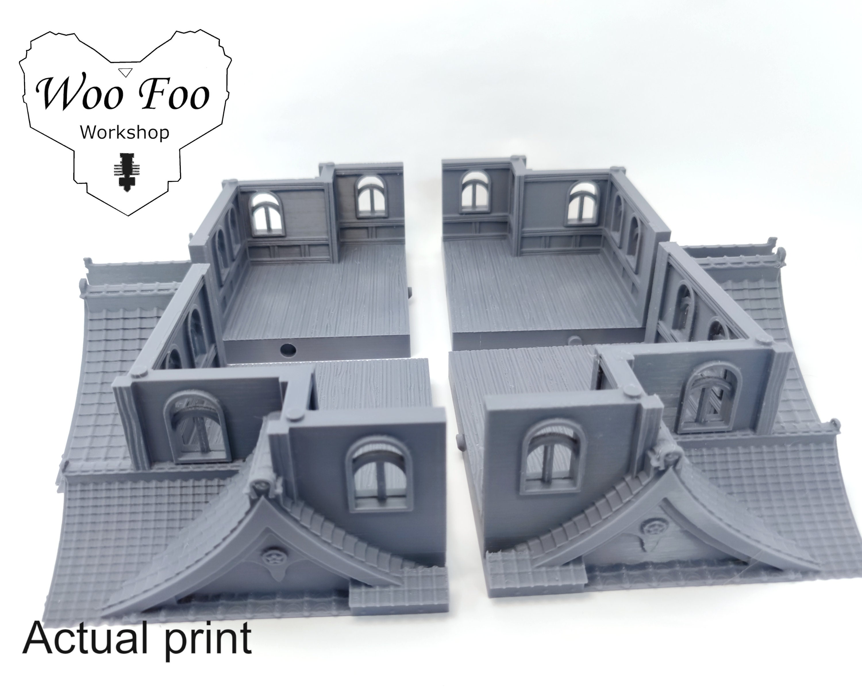 Samurai Japanese Castle 28mm 3D Printed Terrain Test of Honour Asian ...