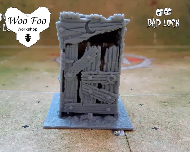 Fantasy Football Outhouse Poop Bowl 3D Printed Stadium | Etsy