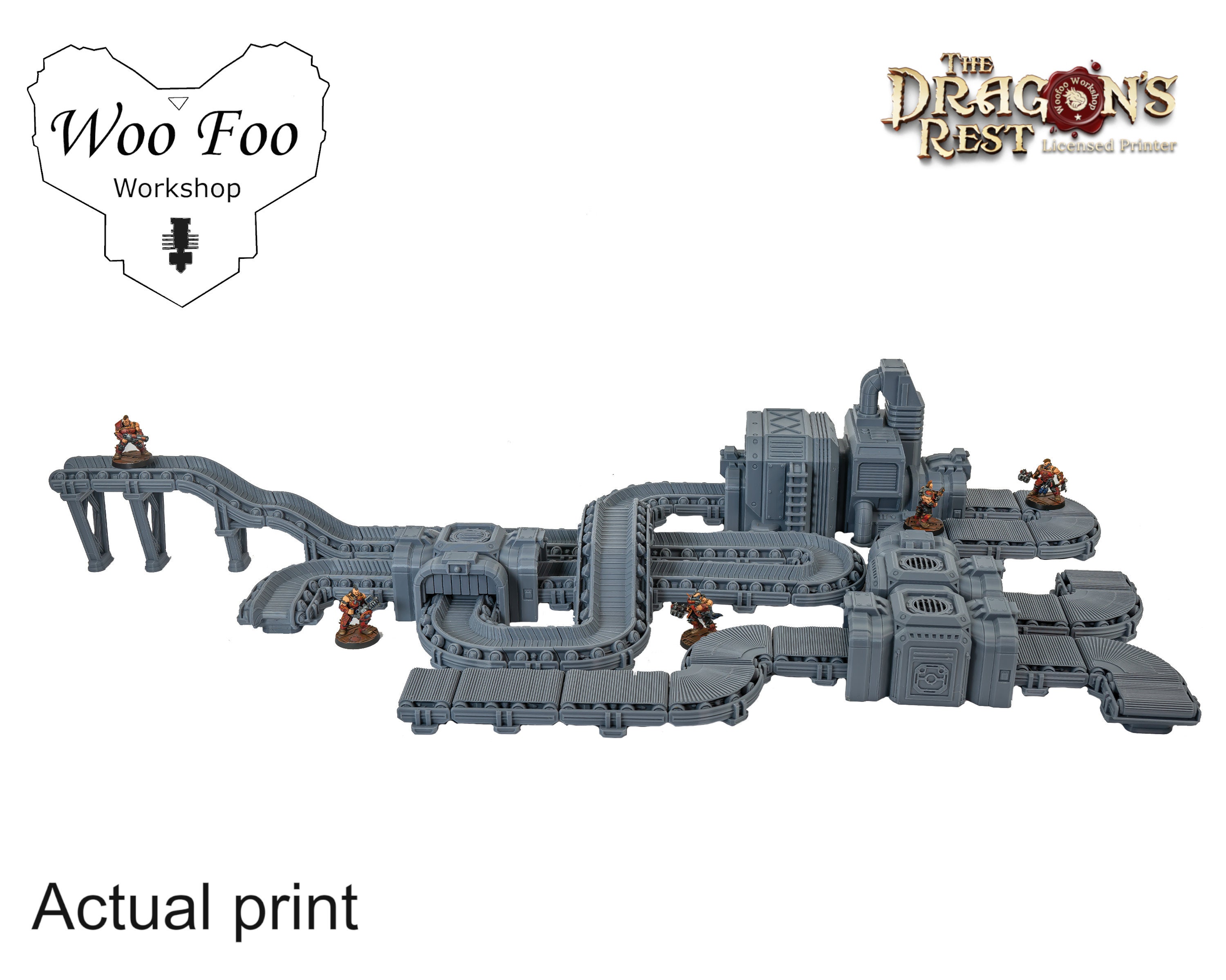 Sci Fi Refinery Large 3D Printed Scatter Terrain Dragons Rest - Etsy