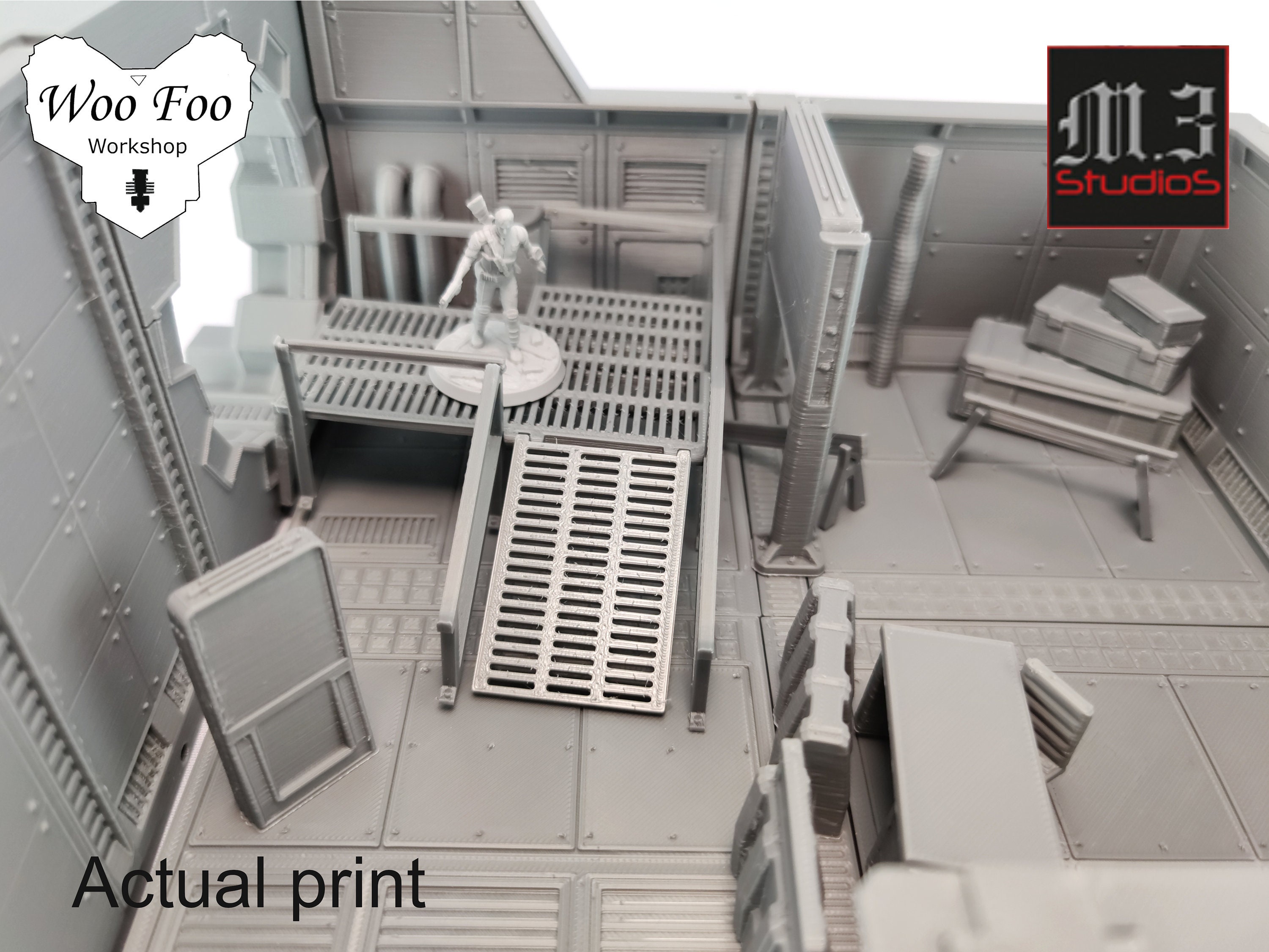 Fallout Vault Entrance 3D Printed Gaming Terrain M3 Studios | Etsy