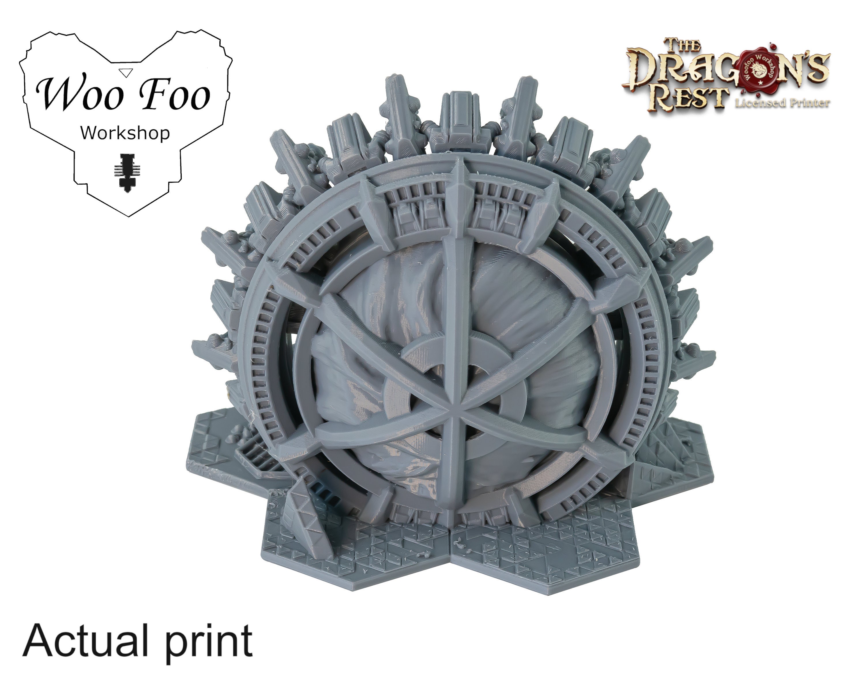 Sci Fi Warp Gate Token Size Open Version 3D Printed Scatter - Etsy