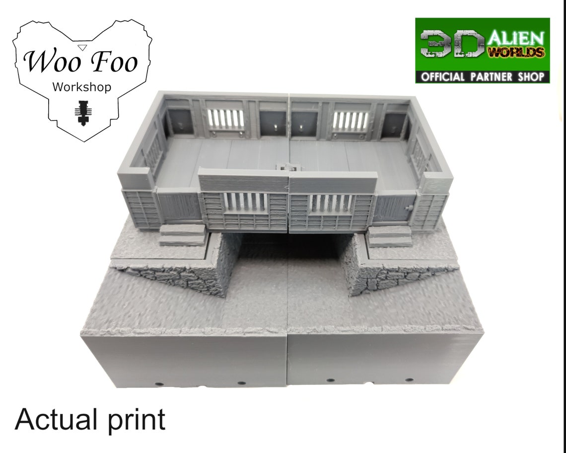 Samurai Castle Gate Tower 28mm 3D Printed Terrain Test of Honour ...