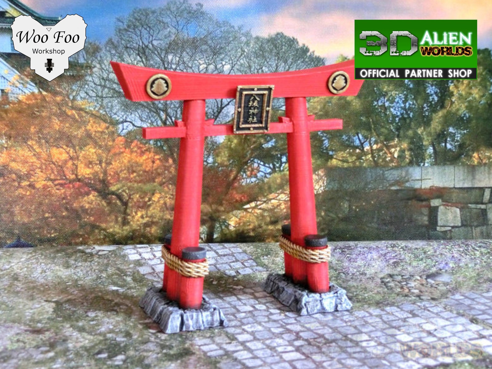 Samurai Large Torii Gate 28mm 3D Printed Terrain Test of | Etsy