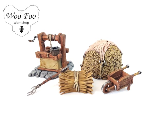 Fantasy Props Farming Props Set Resin 3D Printed Gaming | Etsy