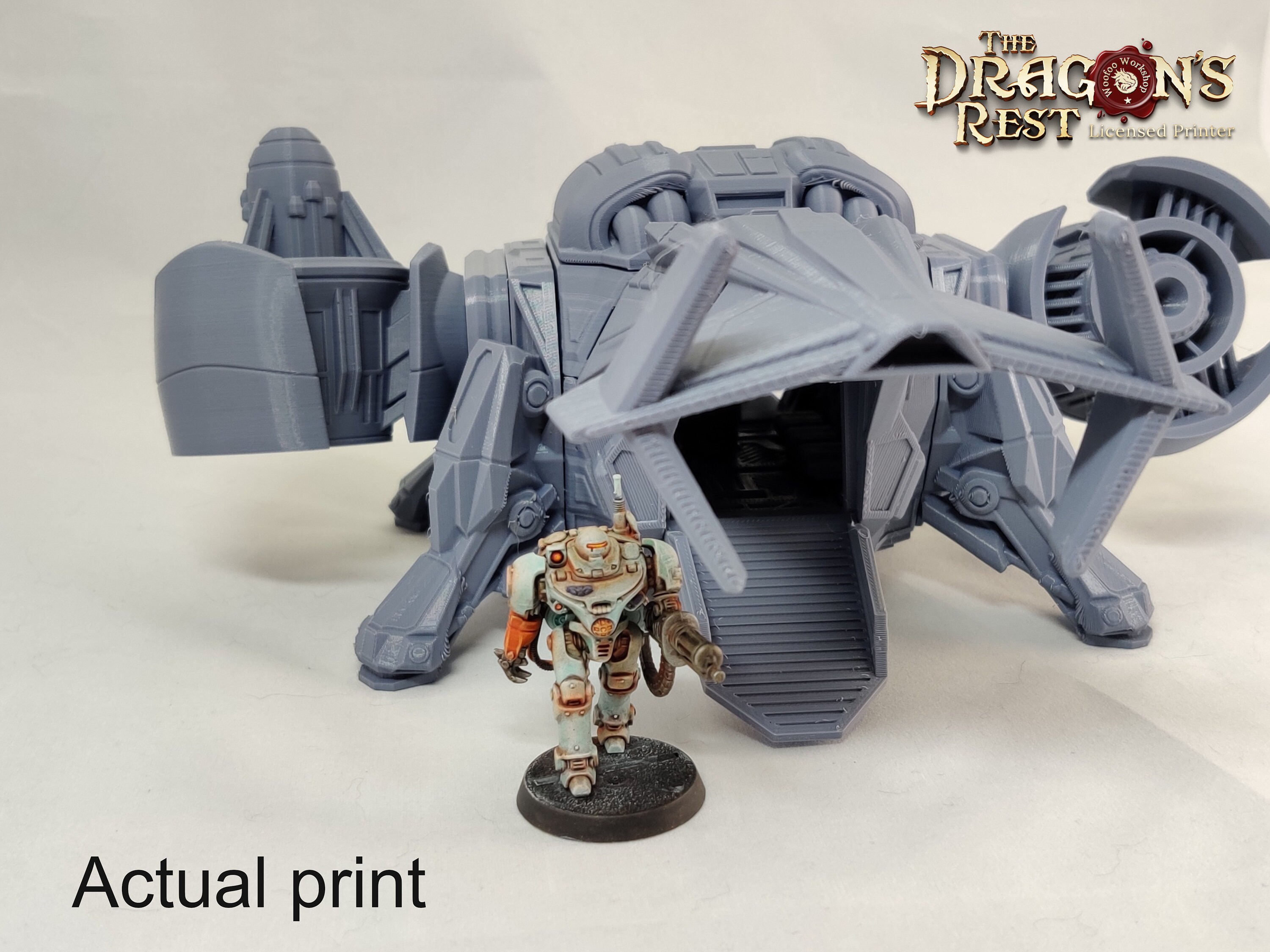 Sci Fi Grasshopper Spaceship 3d Printed Kill Team 28mm | Etsy