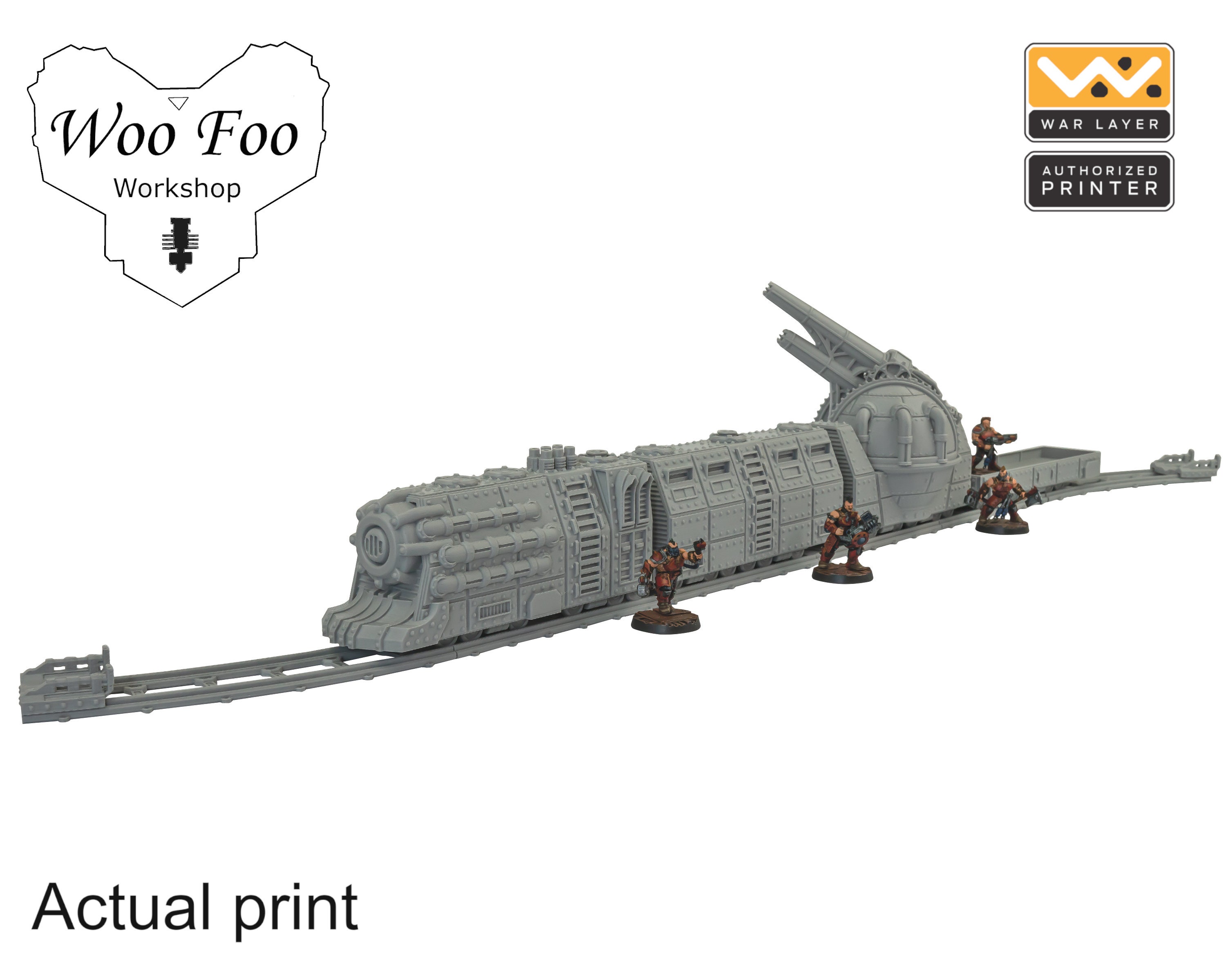 Sci Fi gothic train set 3D printed gaming terrain necromunda | Etsy