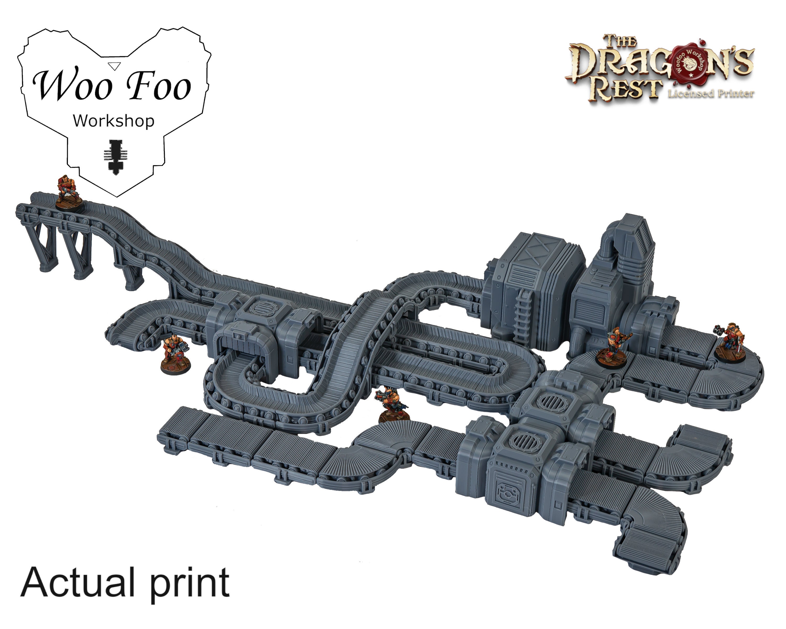 Sci Fi Refinery Large 3D Printed Scatter Terrain Dragons Rest - Etsy