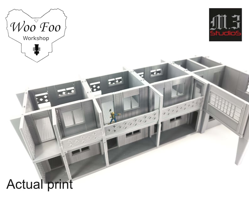 Fallout Motel 3D Printed Gaming Scatter Terrain M3 Studios - Etsy