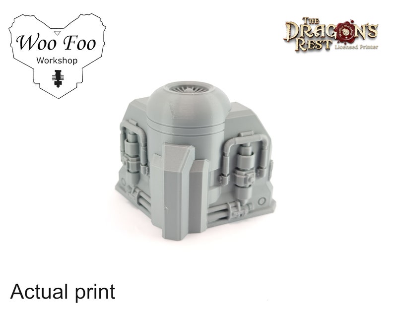 Sci Fi Oxygen Pump Terrain 3D Printed 28mm Dragons Rest - Etsy