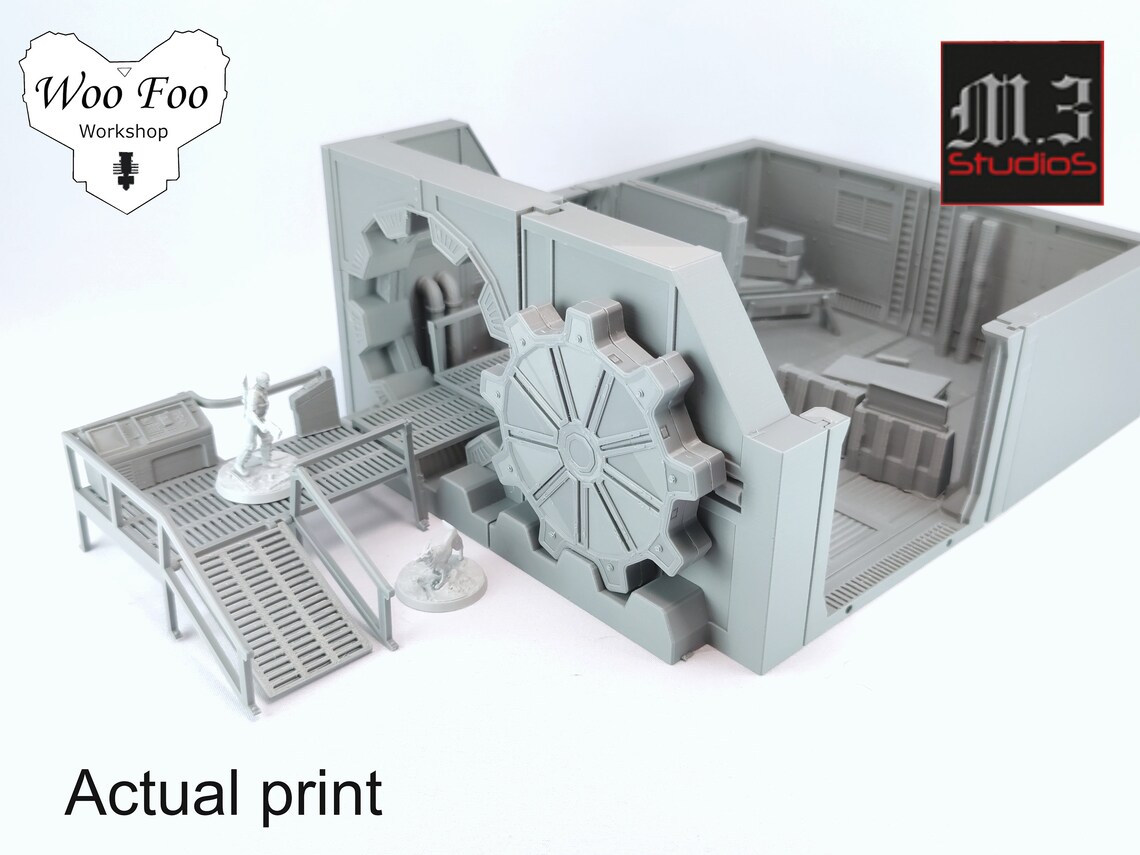 Fallout Vault Entrance 3D Printed Gaming Terrain - M3 Studios - Etsy UK