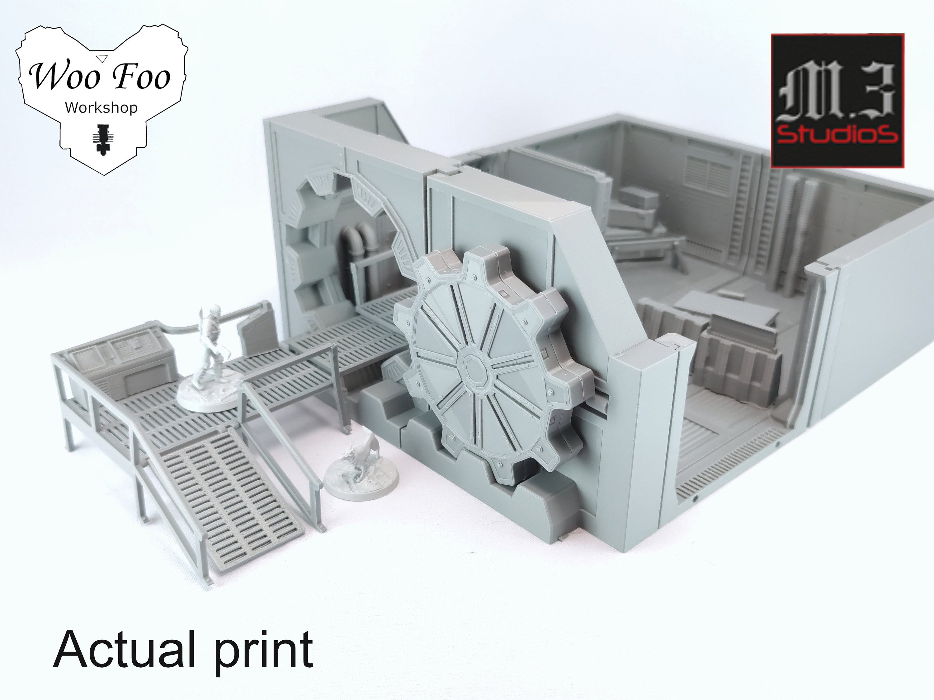 Fallout Vault Entrance 3D Printed Gaming Terrain - M3 Studios - Etsy UK