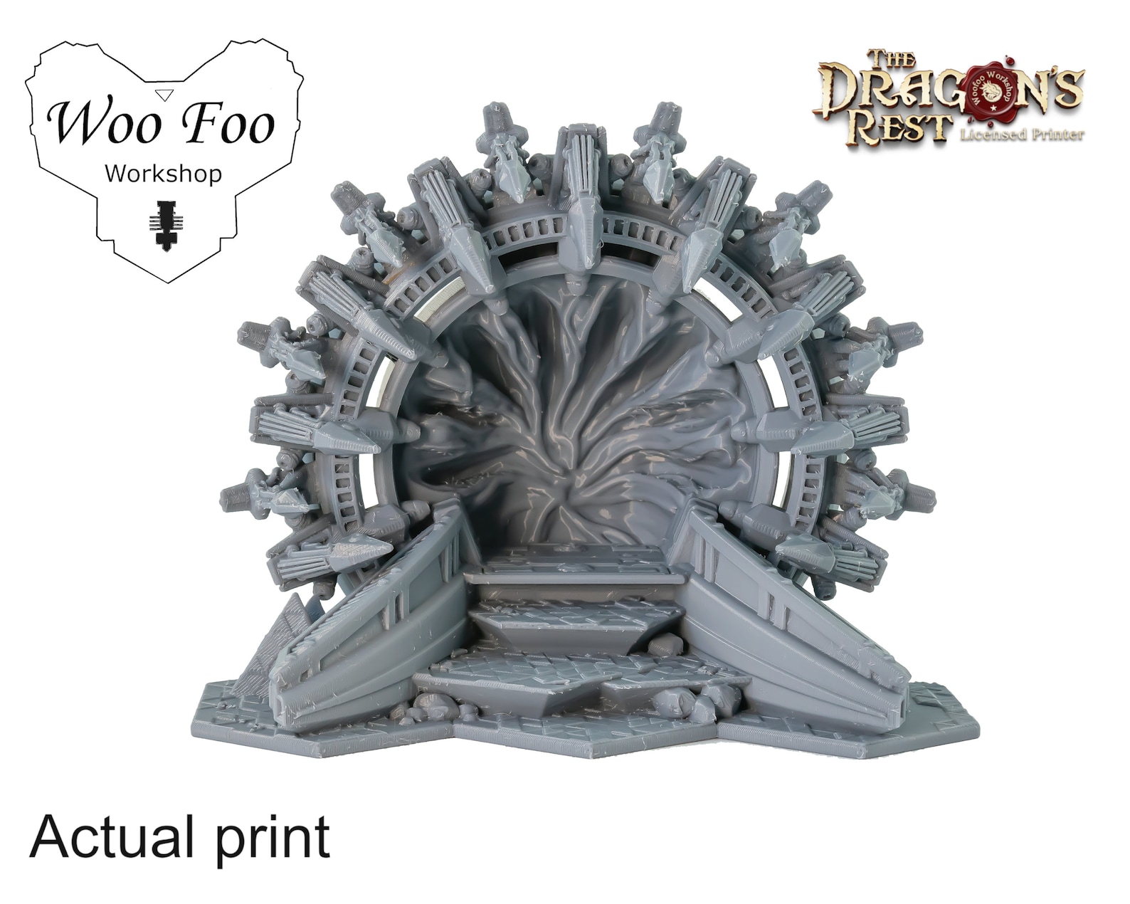 Sci Fi Warp Gate Token Size Open Version 3D Printed Scatter - Etsy