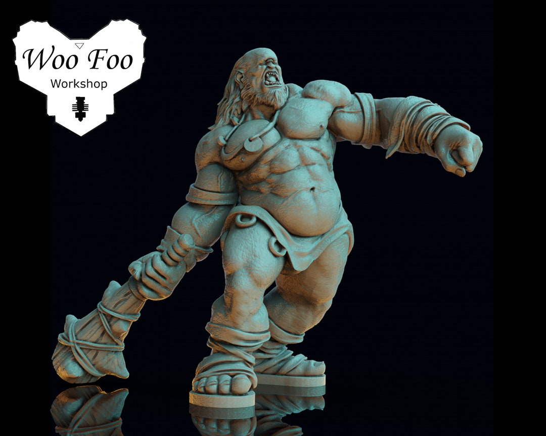 Cyclops Miniature 3D Printed in Resin 32mm Fantasy, Print My Minis - Etsy