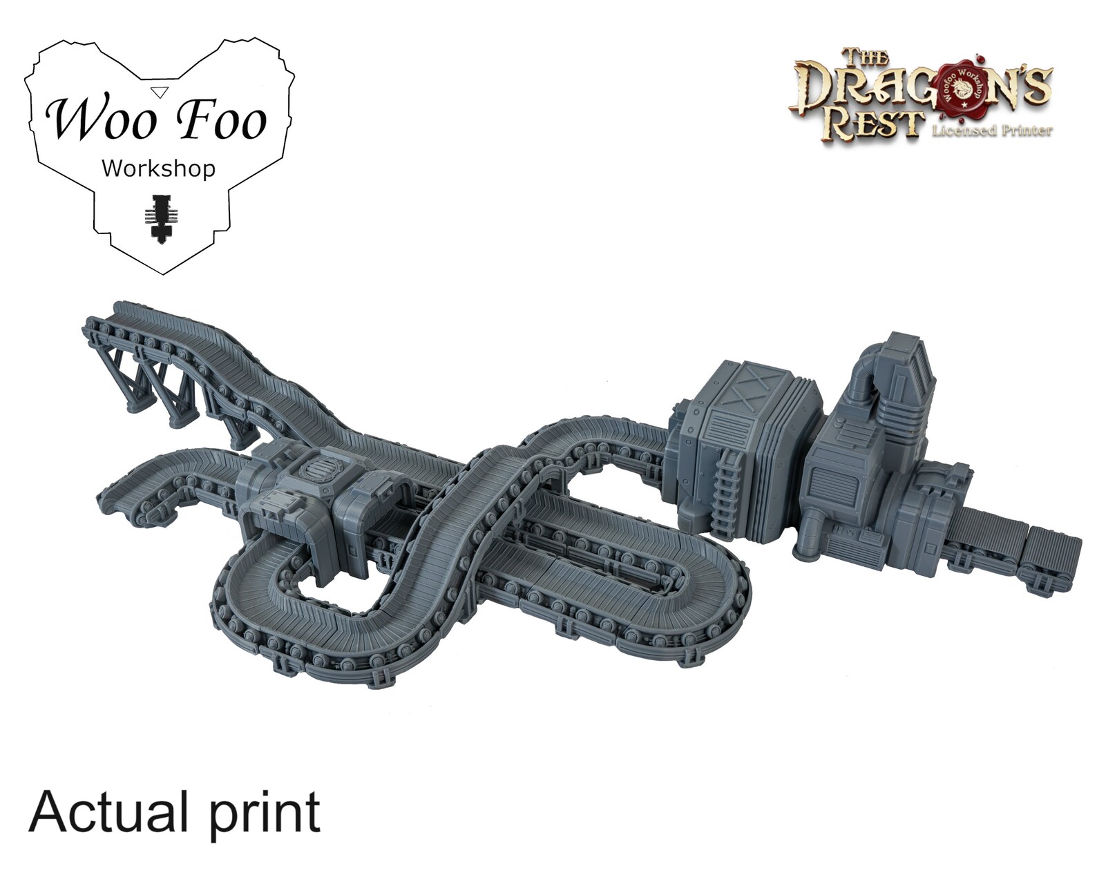 Sci Fi Refinery Medium 3D Printed Scatter Terrain Dragons Rest - Etsy