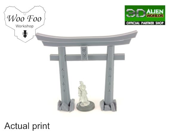Samurai Small Torii Gate Symbols 28mm 3D Printed Terrain Test | Etsy