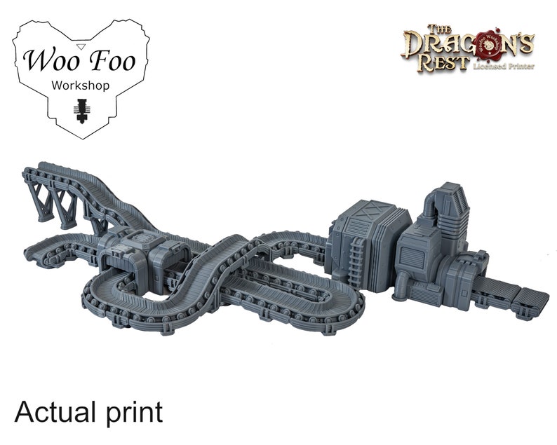 Sci Fi Refinery Medium 3D Printed Scatter Terrain Dragons Rest - Etsy UK