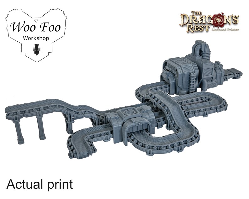 Sci Fi Refinery Medium 3D Printed Scatter Terrain Dragons Rest - Etsy UK