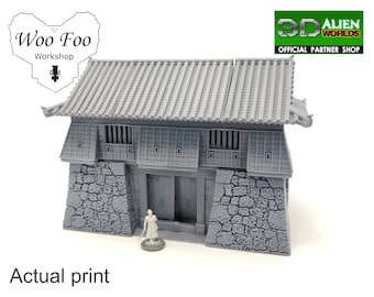 Samurai Small Torii Gate Symbols and Rope 28mm 3D Printed Terrain Test ...