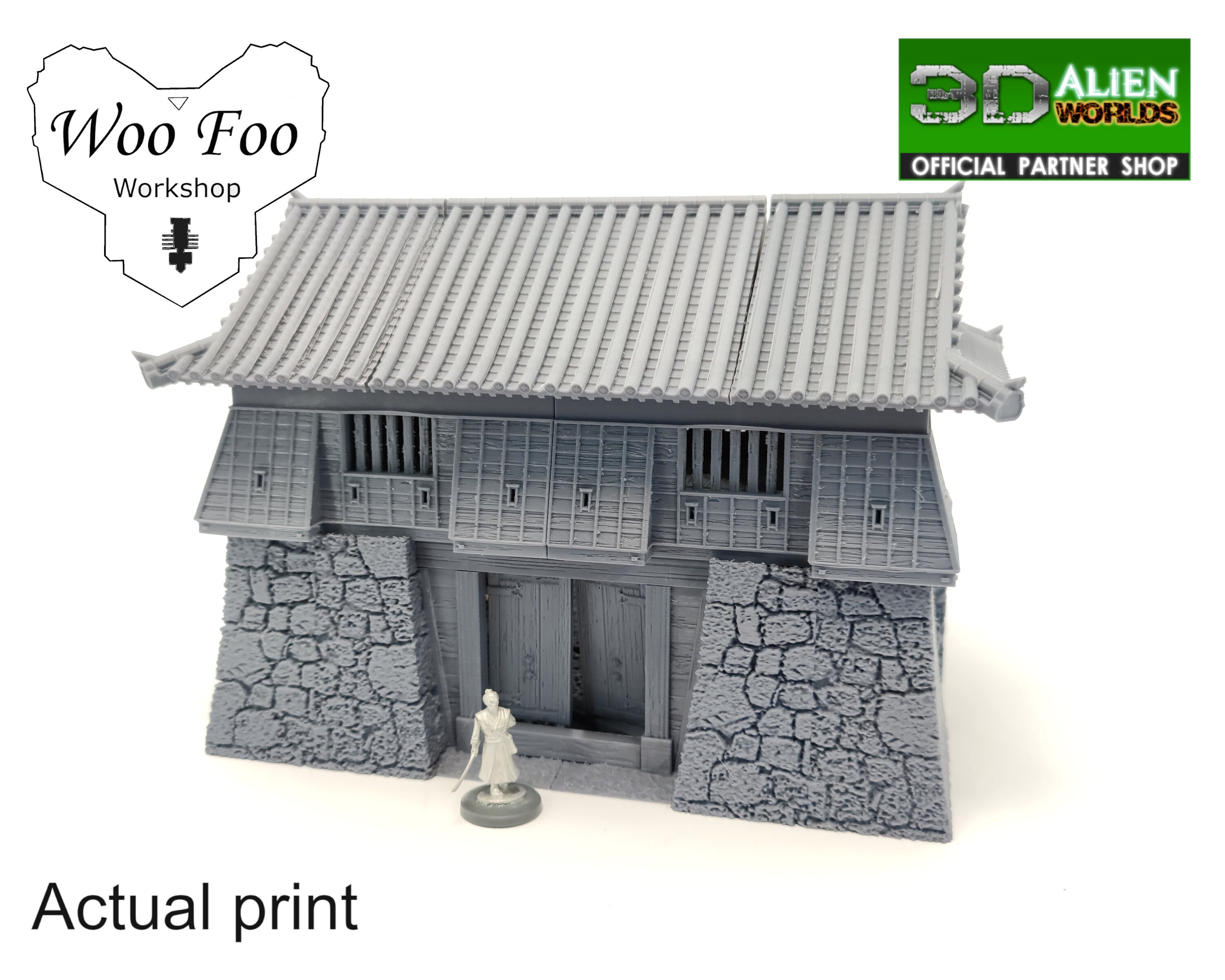 Samurai Castle Gate Tower 28mm 3D Printed Terrain Test of - Etsy