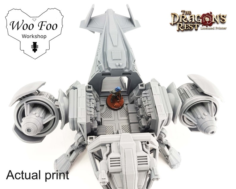 Sci Fi Grasshopper Spaceship 3d Printed Kill Team, 28mm Wargaming ...