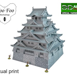 Samurai Castle With Underground Entrance 28mm 3D Printed Terrain Test ...