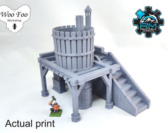 Pillar Ruins 3D Printed 28mm Fantasy Terrain RM Studios | Etsy