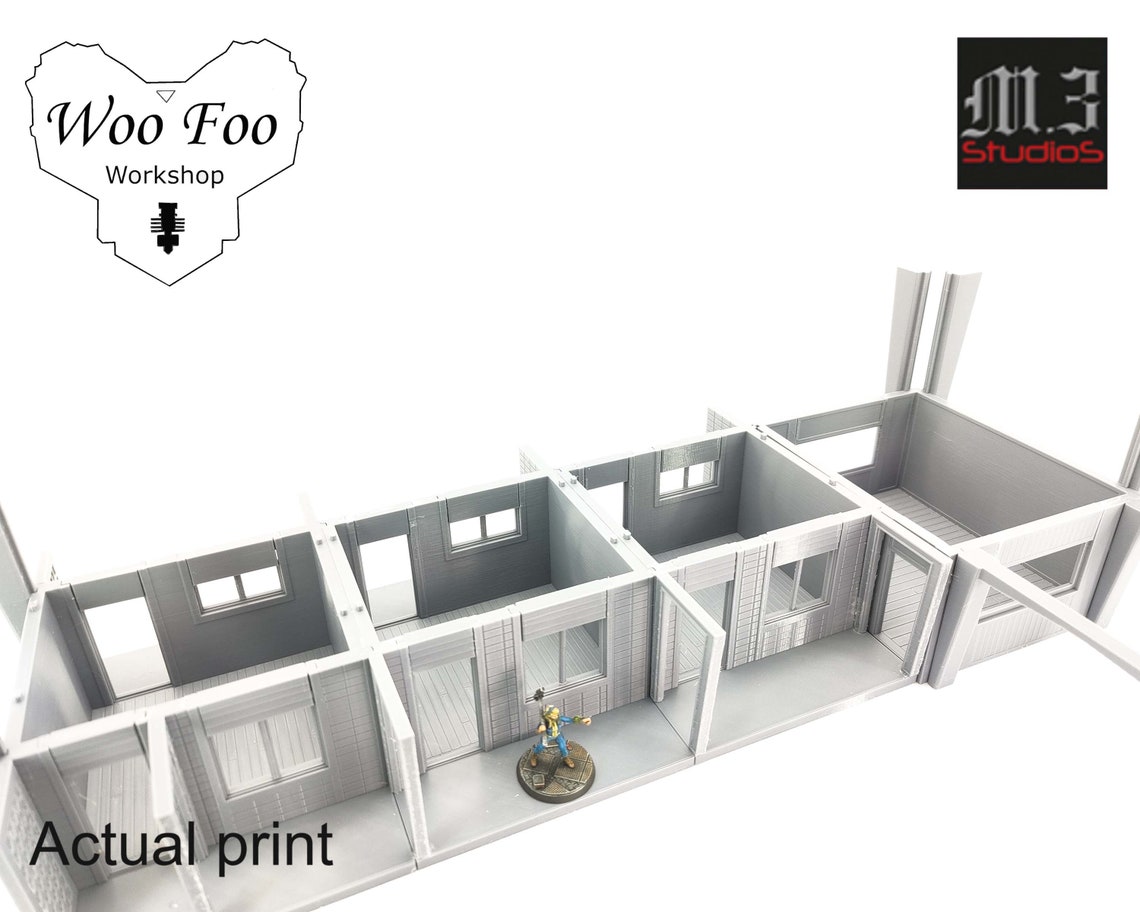 Fallout Motel 3D Printed Gaming Scatter Terrain M3 Studios - Etsy