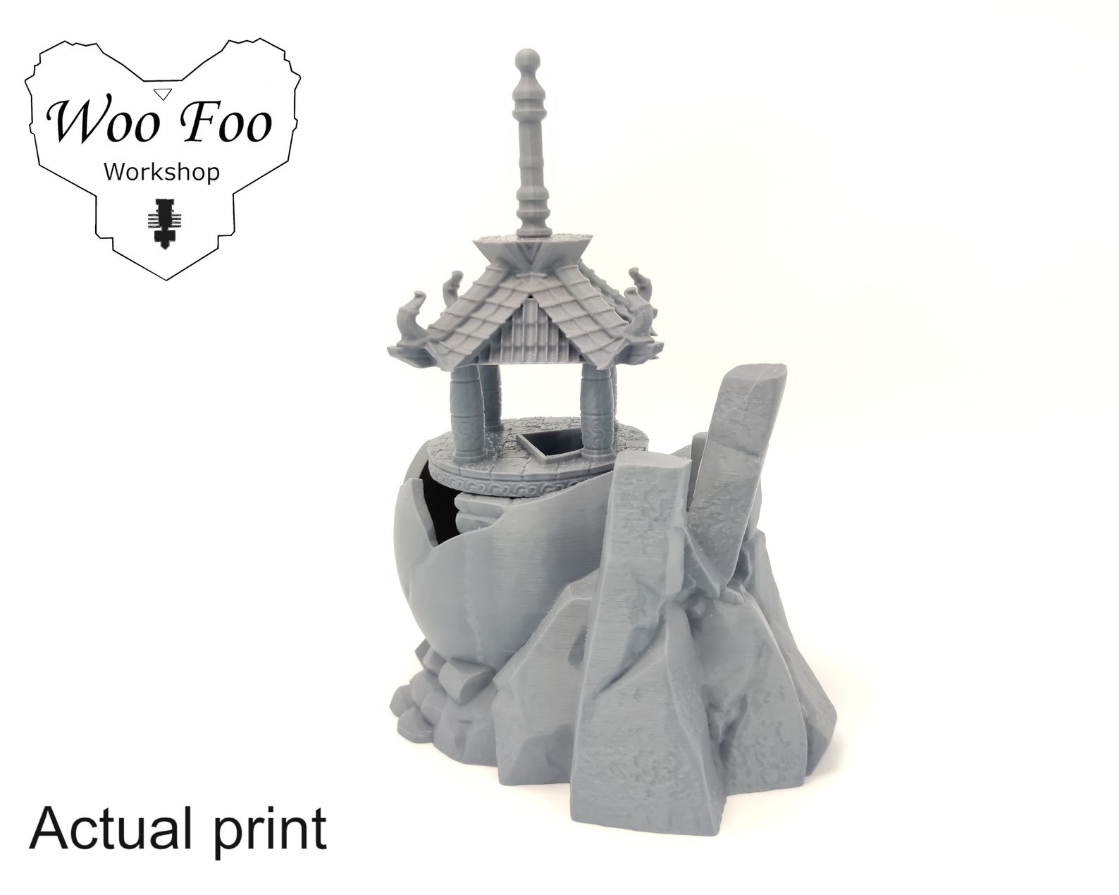 Samurai Panku Monastery 3D Printed Terrain Test of Honour - Etsy