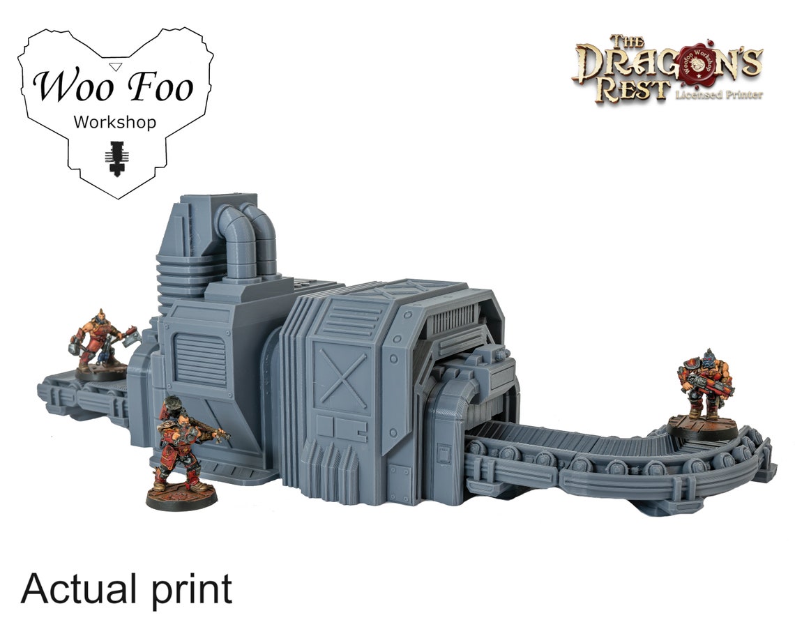 Sci Fi Refinery Small 3D Printed Scatter Terrain Dragons Rest - Etsy