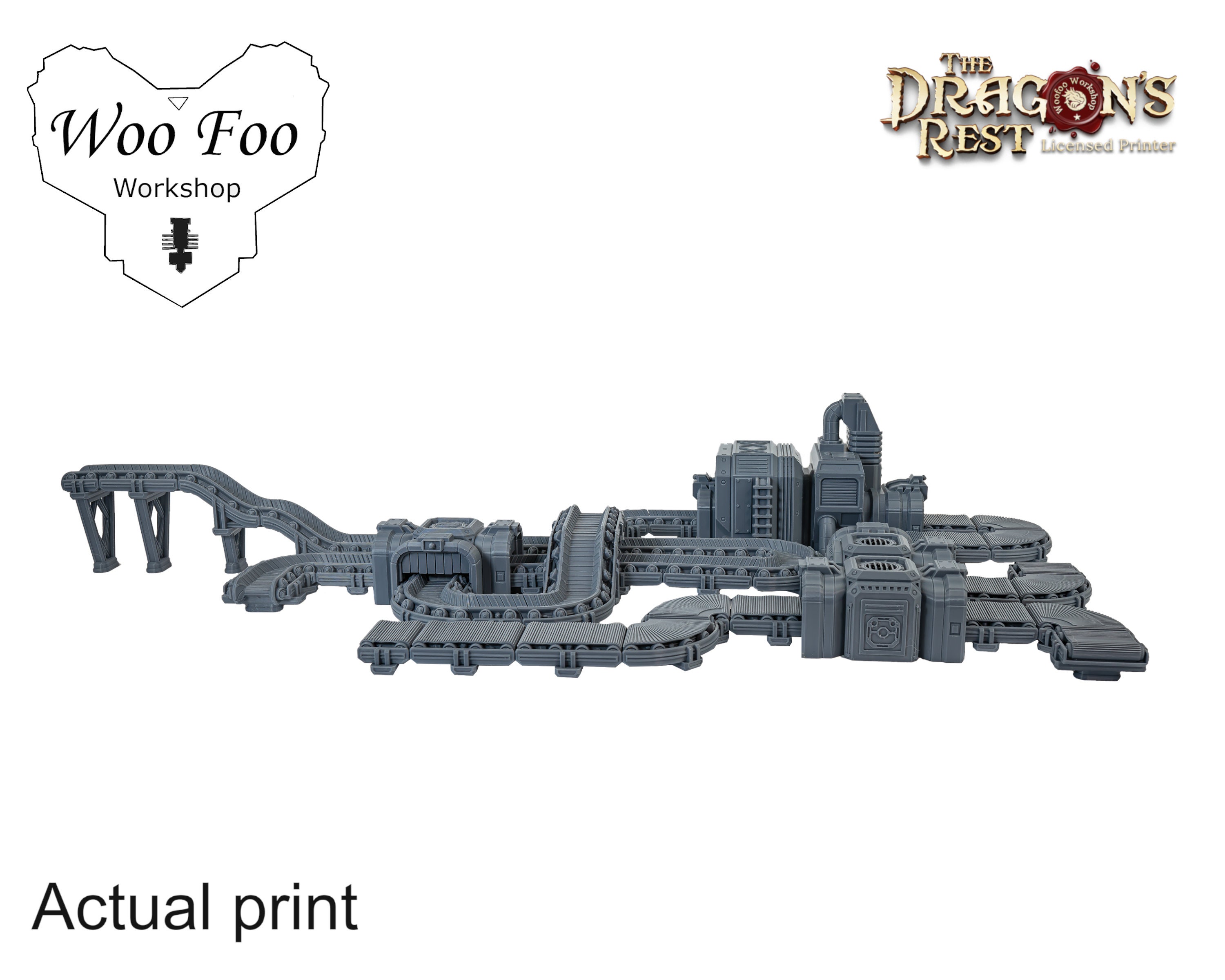 Sci Fi Refinery Large 3D Printed Scatter Terrain Dragons Rest - Etsy