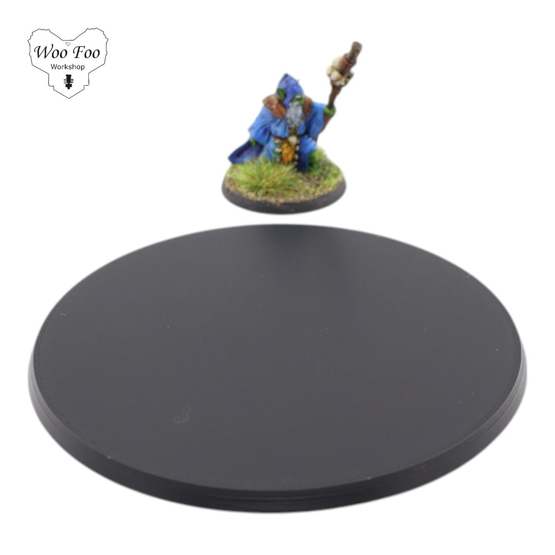 1 X 100mm Round Basic Base for Miniatures 3D Printed Wargaming - Etsy