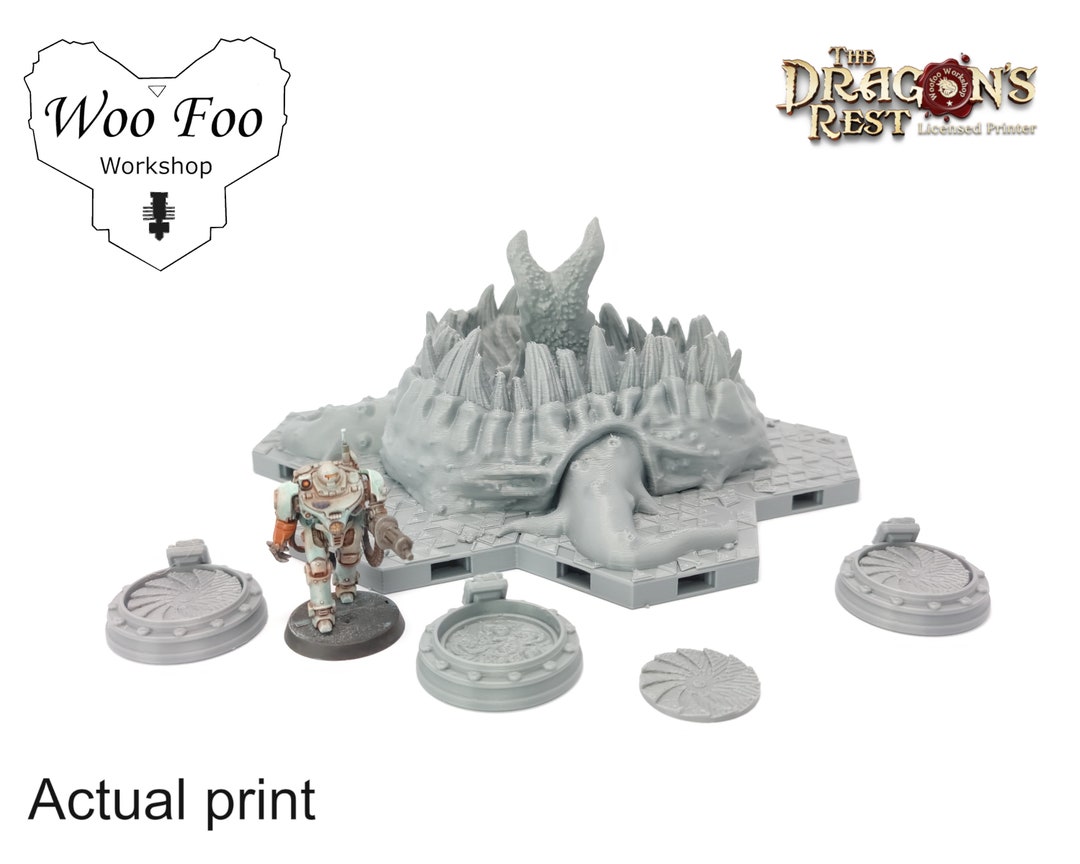 Tile Sized No Respite Set, Compatible 3D Printed Terrain - Etsy