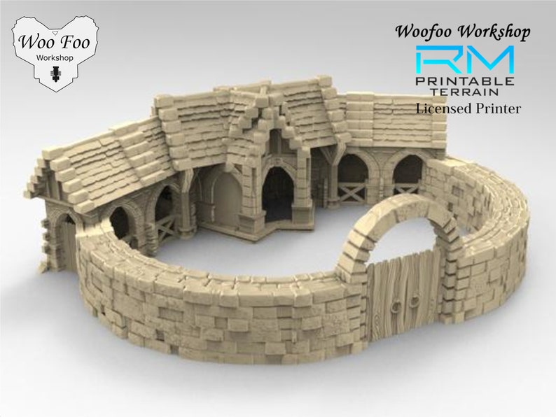 Stormguard Stables 3D printed terrain AOS fantasy 28mm RM | Etsy