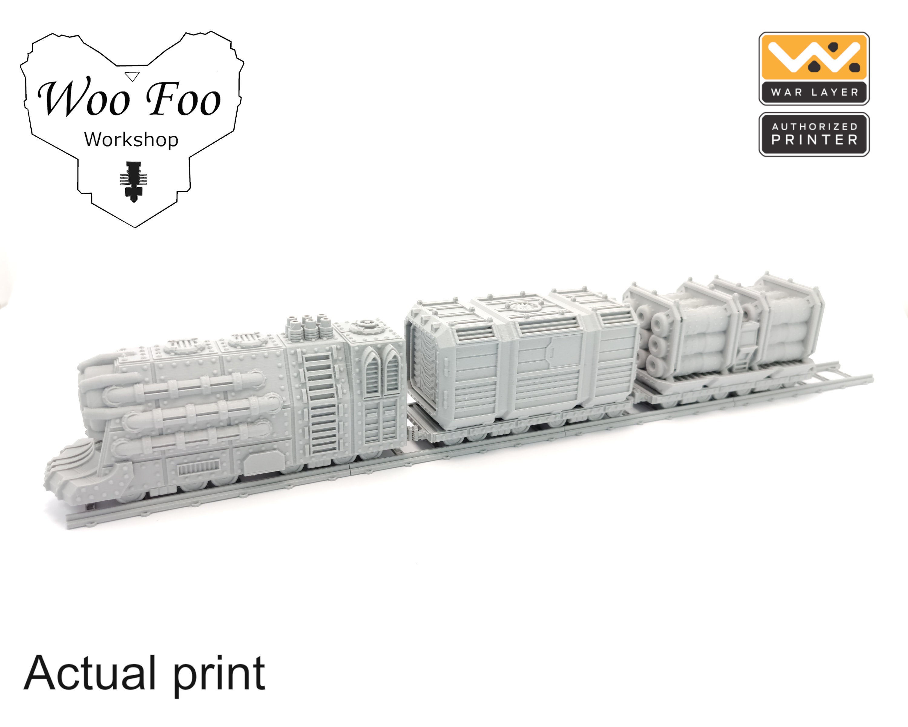 Sci Fi Gothic Train Transport Set 3D Printed Gaming Terrain - Etsy UK