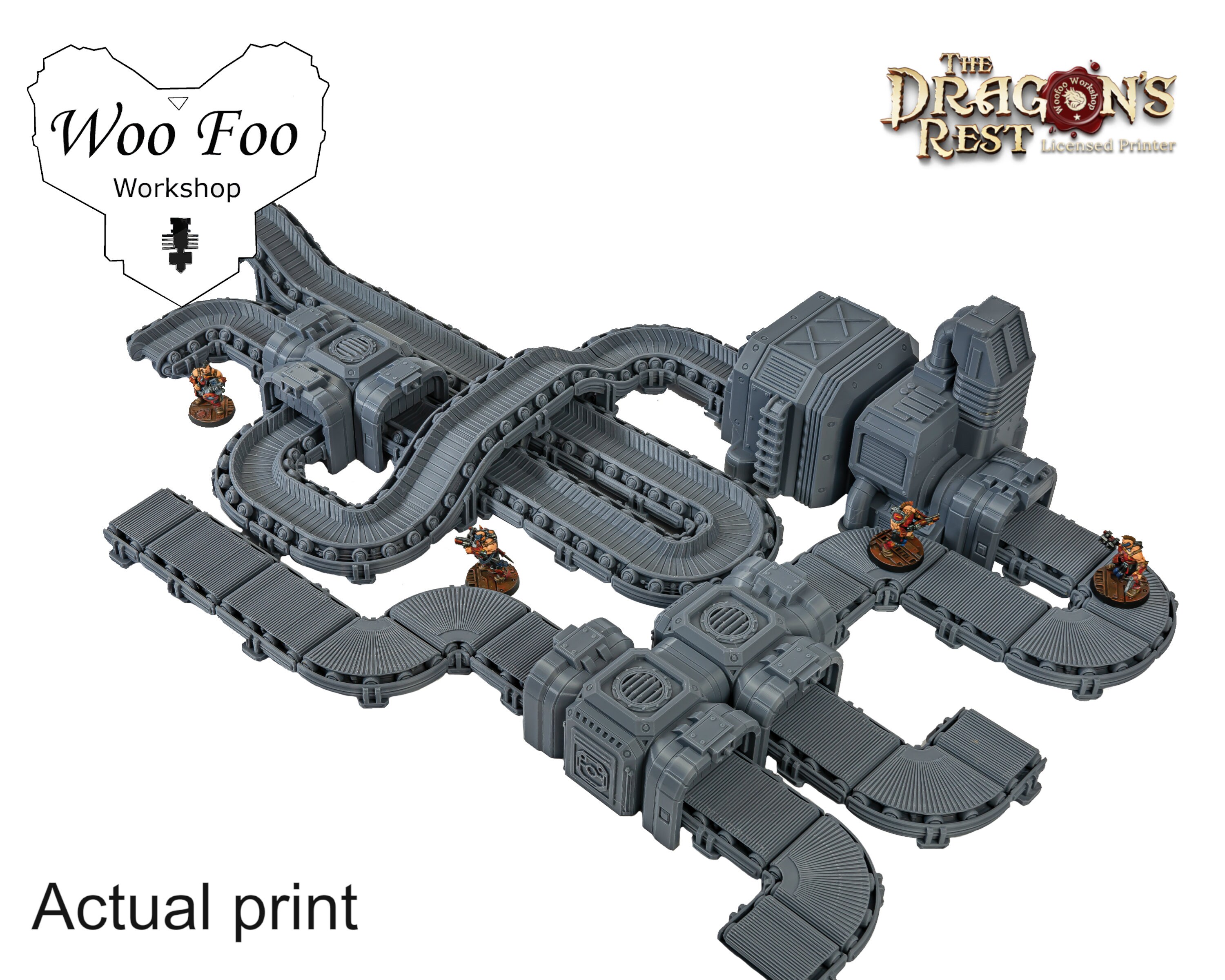 Sci Fi Refinery Large 3D Printed Scatter Terrain Dragons Rest - Etsy UK