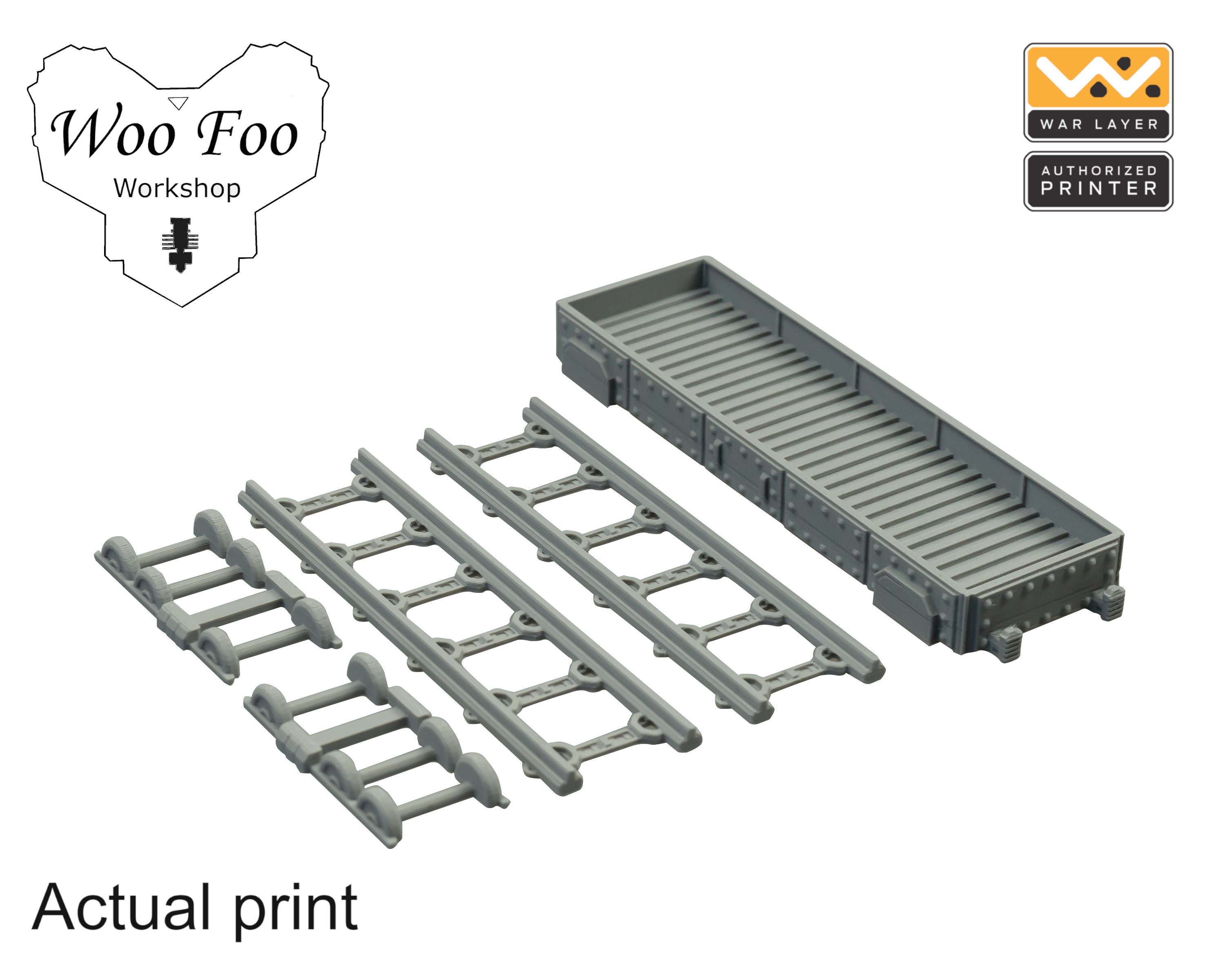 Sci Fi gothic train set 3D printed gaming terrain necromunda | Etsy