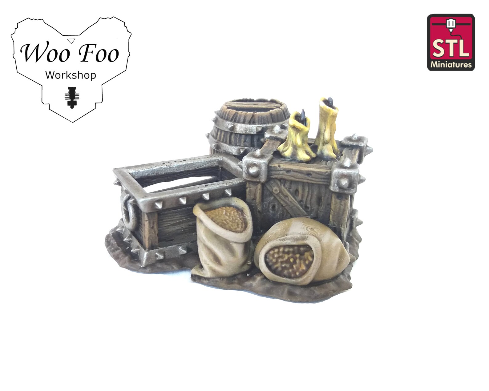 Fantasy Props Supplies Set Resin 3D Printed Gaming Terrain STL - Etsy