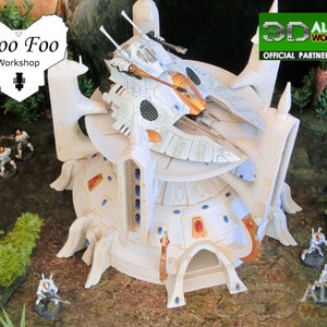Eldari Exodite Hut 3D Printed Gaming Terrain - 3D Alien Worlds - Etsy