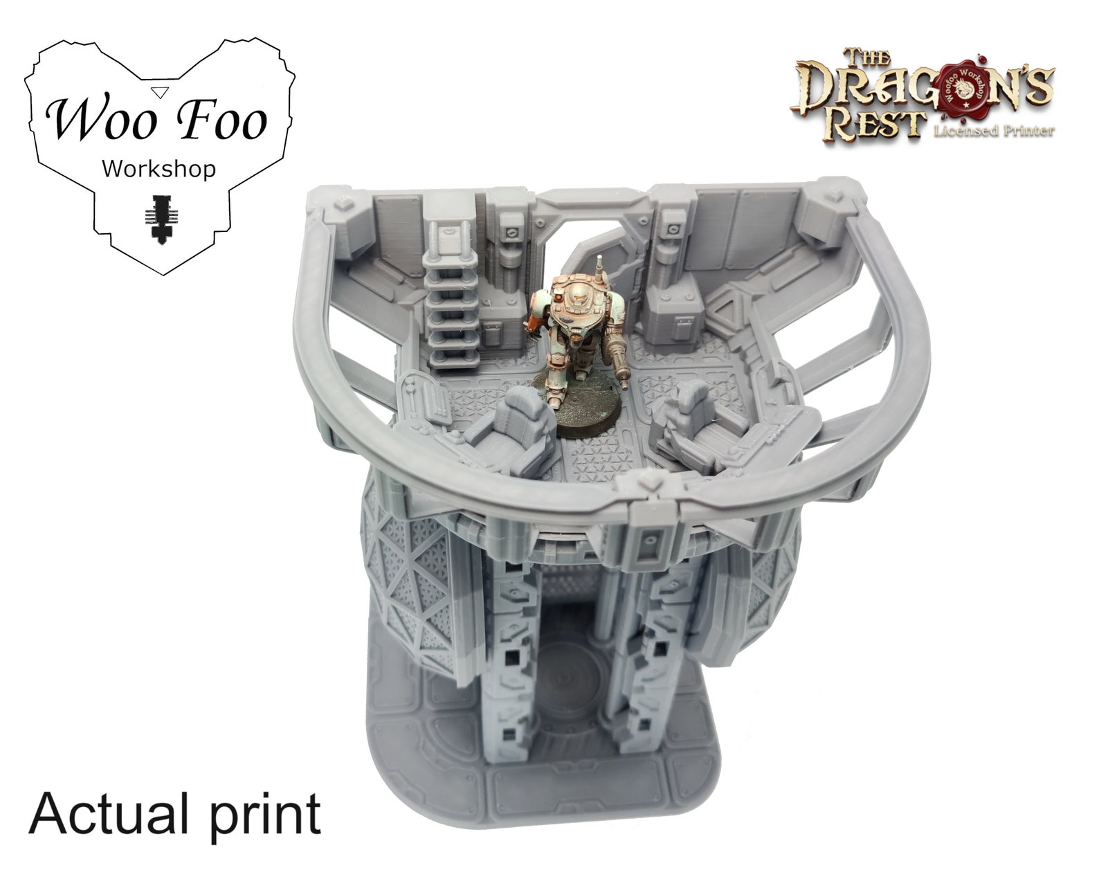 Sci Fi Scatter Control Tower 3D Printed Terrain Dragons Rest - Etsy